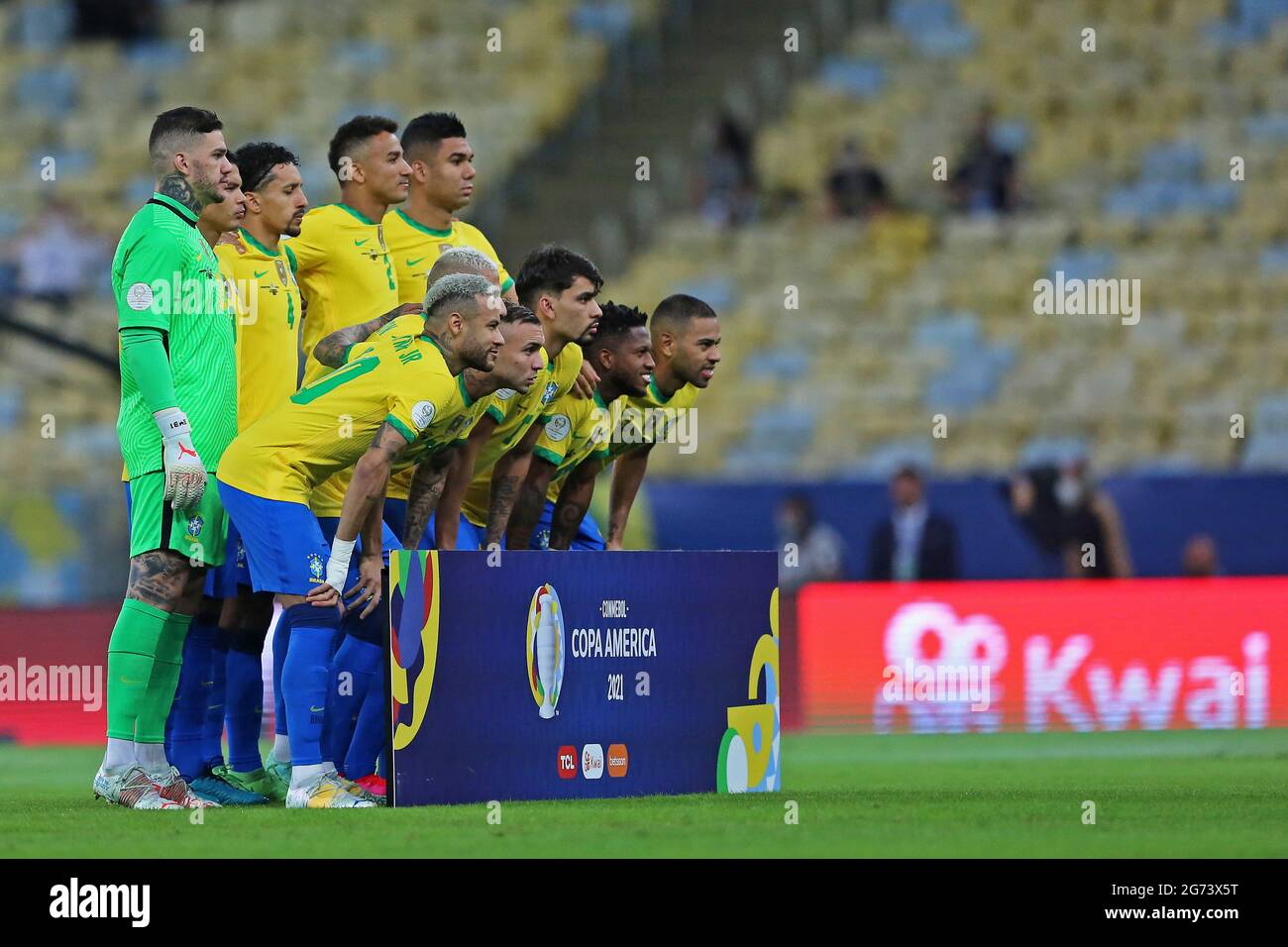 10th July 2021, Estádio do Maracanã, Rio de Janeiro, Brazil. Copa ...