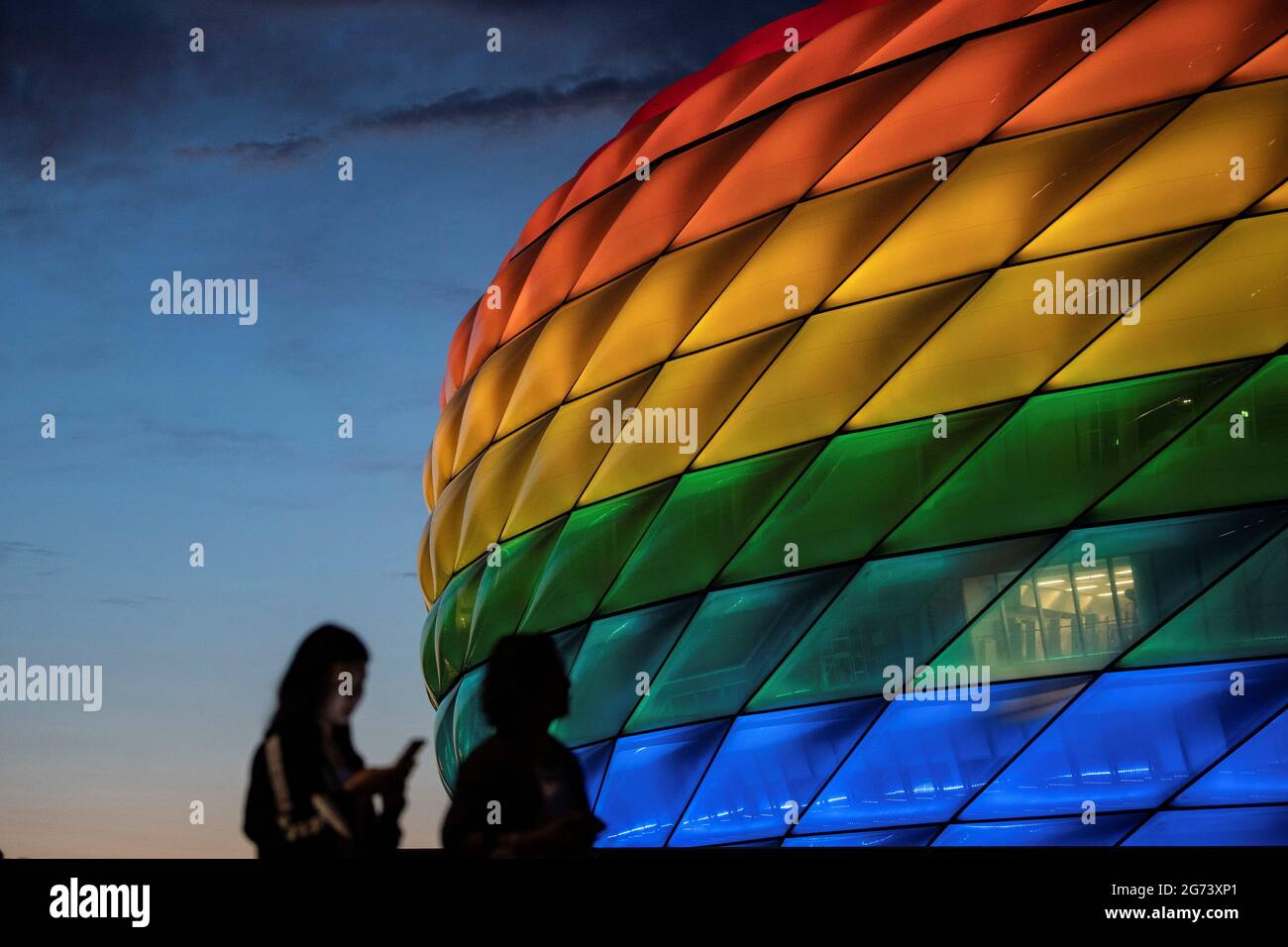 Allianz arena rainbow hi-res stock photography and images - Alamy