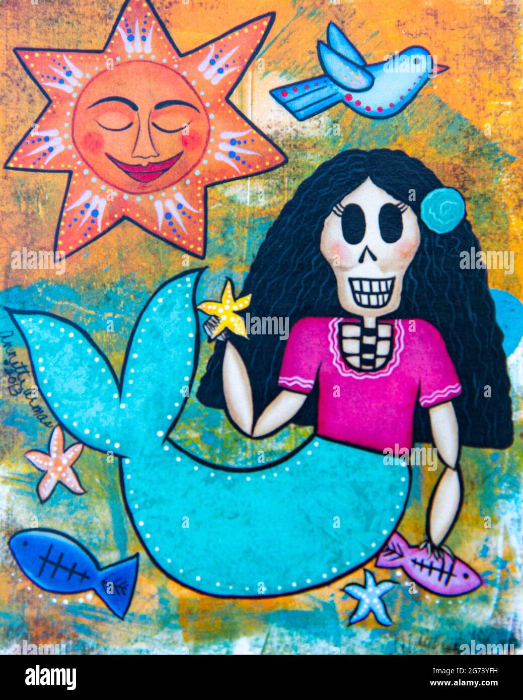 Day of the Dead image; photographic illustration; a Day of the Dead ...