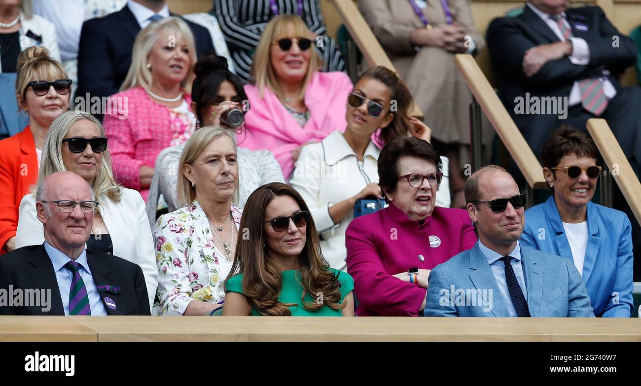 In the royal box on centre court at wimbledon hi-res stock photography ...