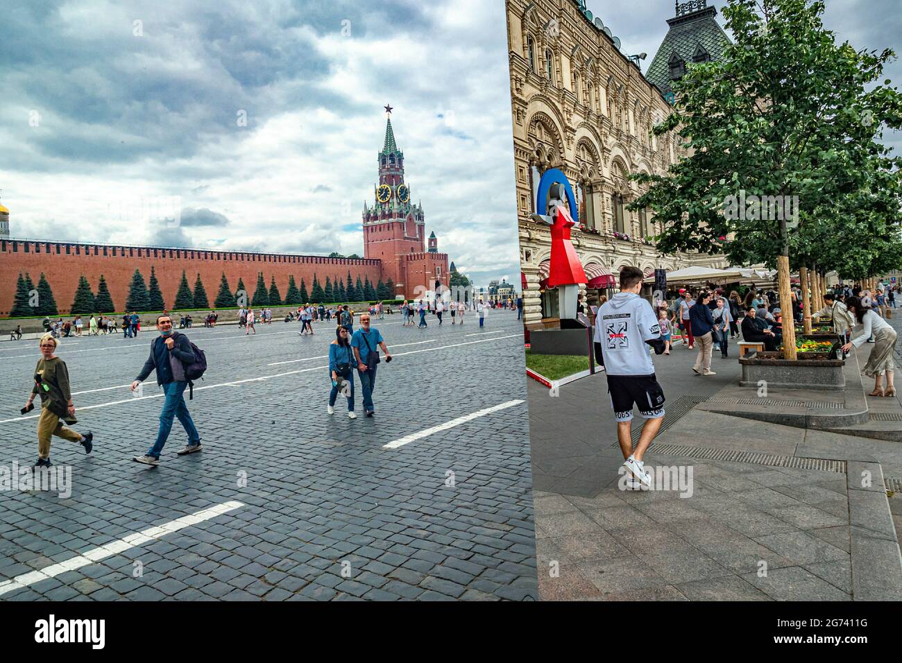People on Red Square, Moscow, Russia Stock Photo - Alamy
