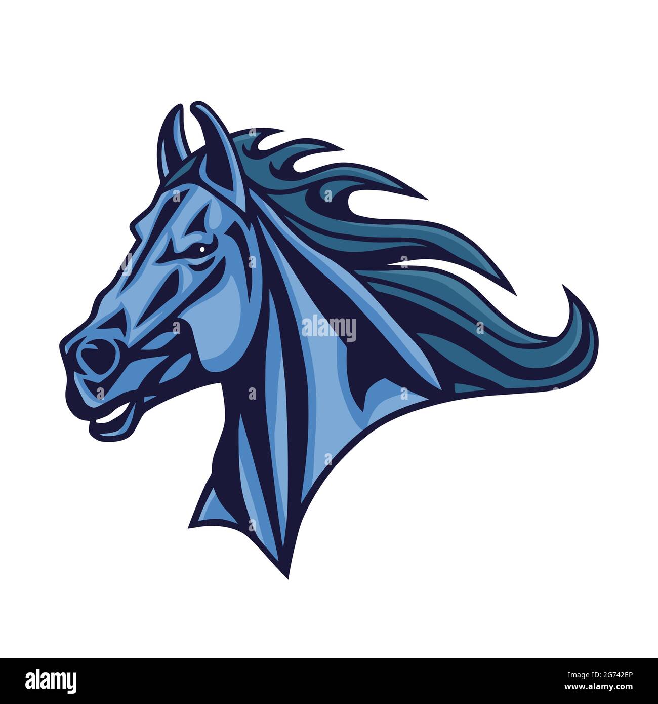 Mustang Sports Logo Vector