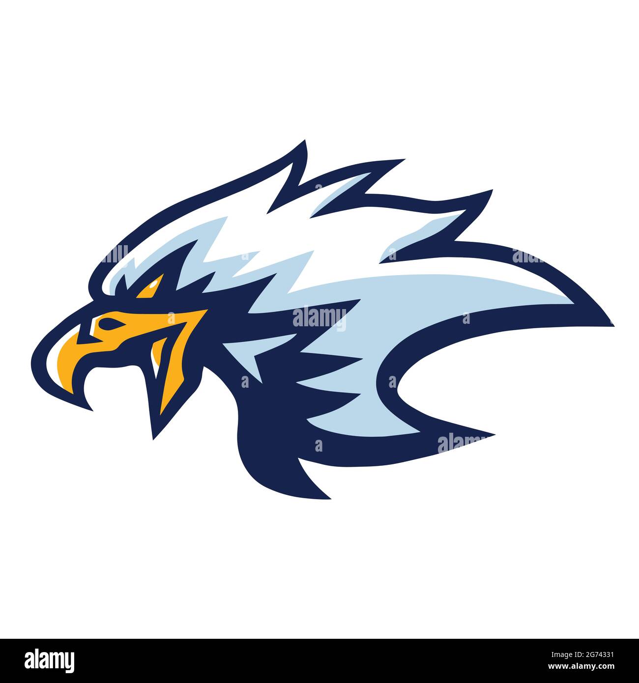 Eagle Mascot Logo Mascot Design Vector Stock Vector Image & Art - Alamy