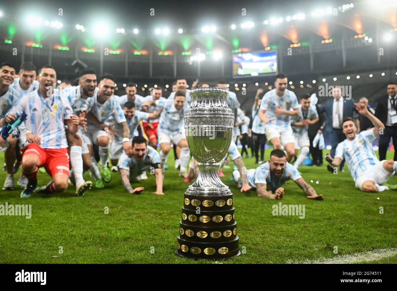 Rio De Janeiro, Brazil. 10th July, 2021. Football: Copa America, Final ...