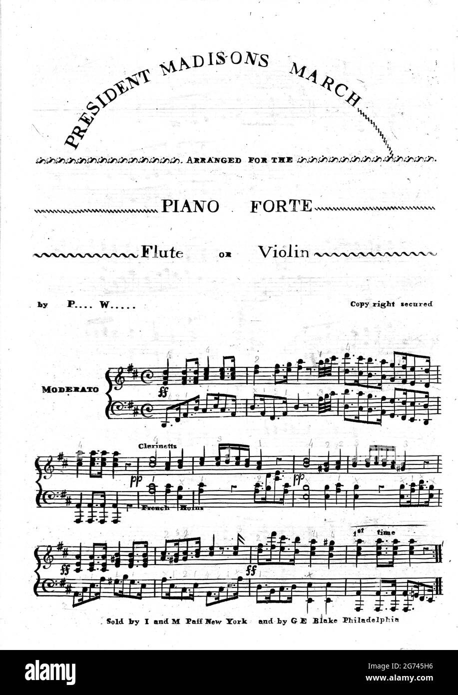 March 1809 hi-res stock photography and images - Alamy