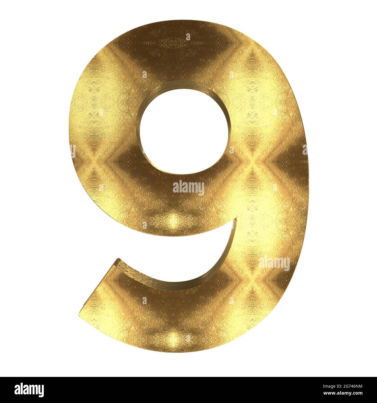 A number design on white background Stock Photo - Alamy