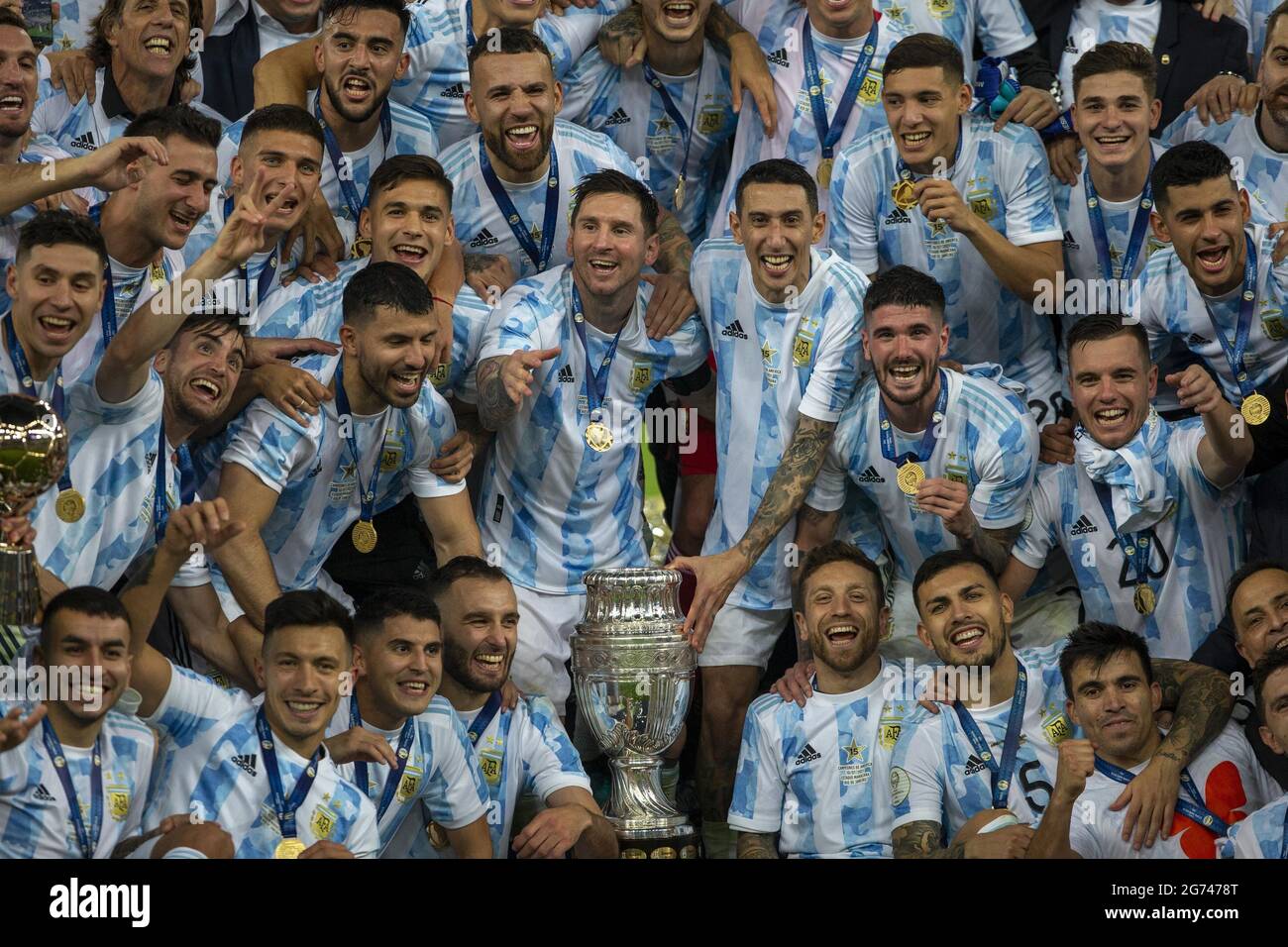 Copa america 2021 final argentina hi-res stock photography and images ...
