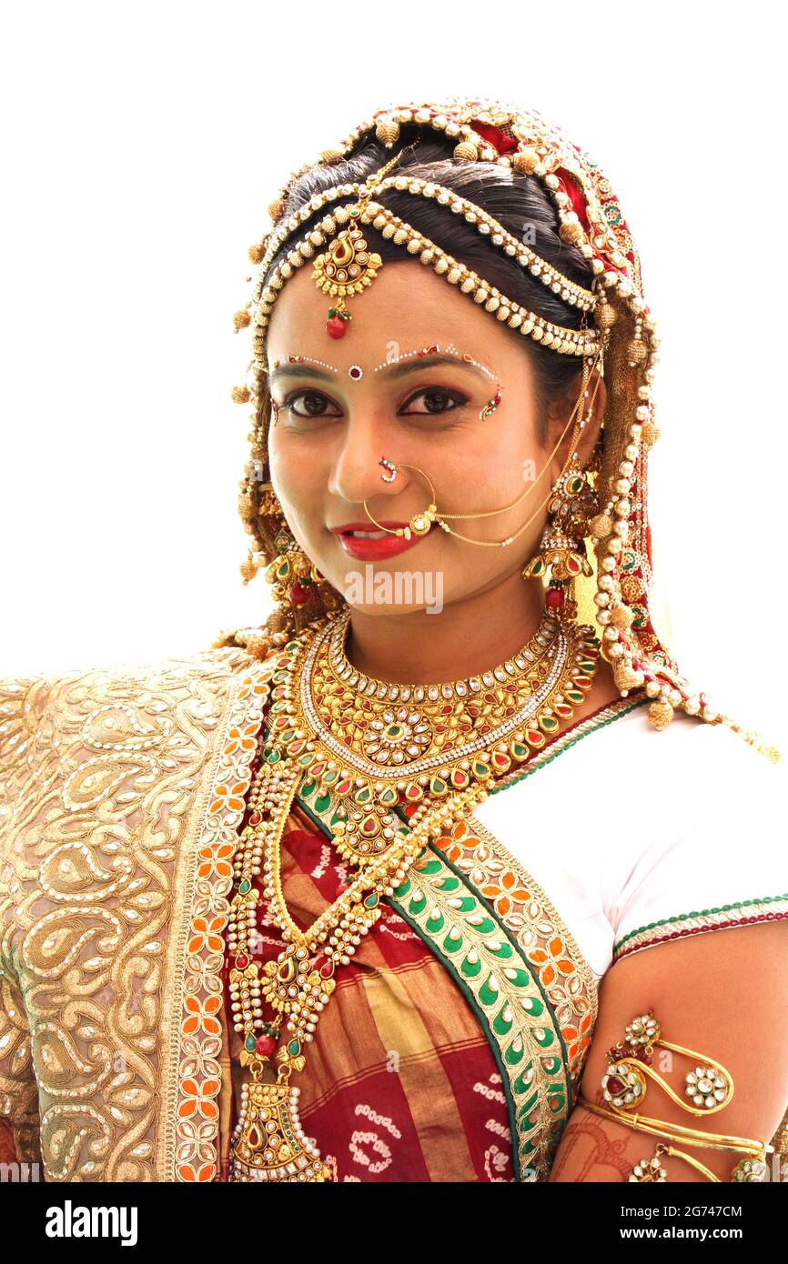 Gujarati Saree High Resolution Stock Photography and Images - Alamy