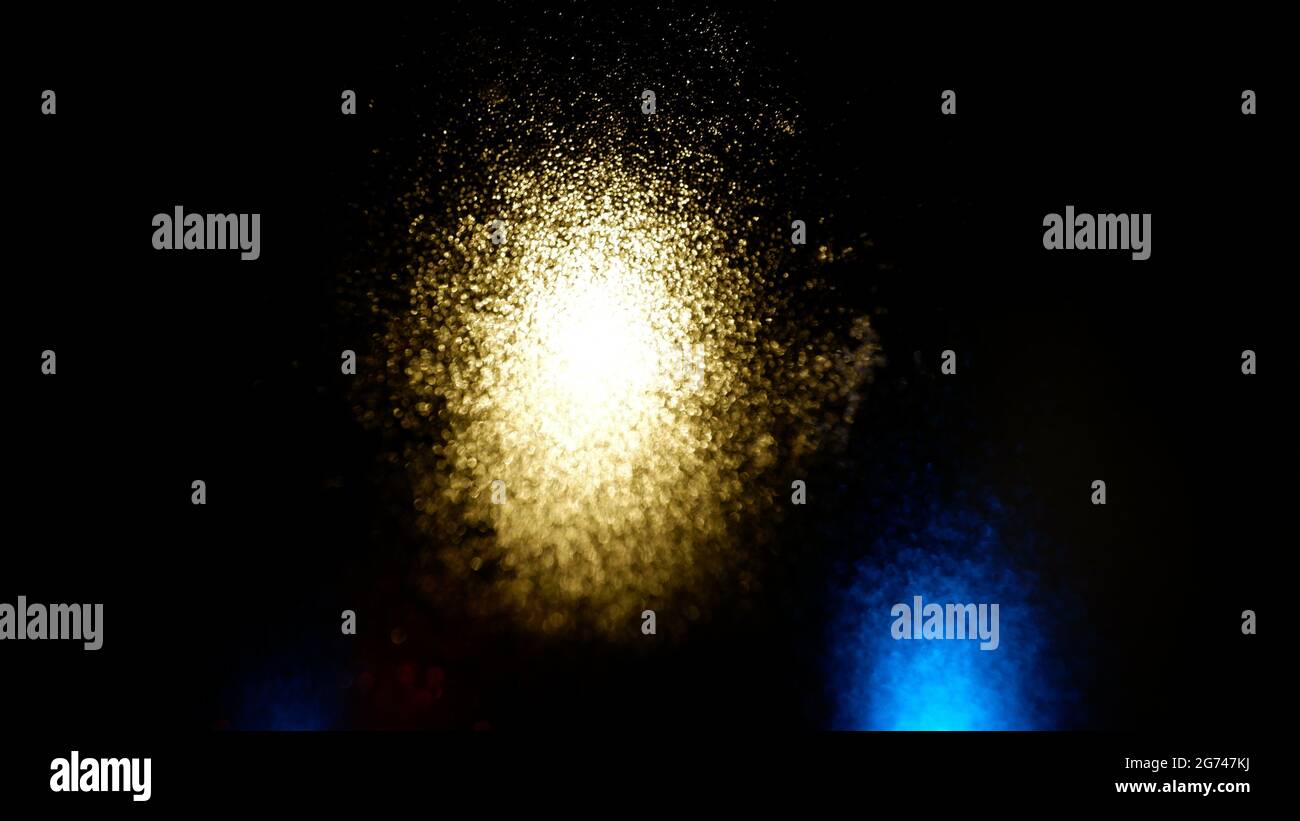 the dim car lights at night with black background Stock Photo - Alamy