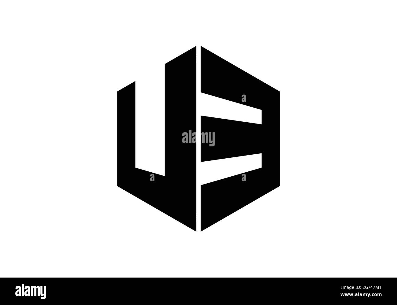 Initial Monogram Letter UE Logo Design Vector Template U E Letter Logo ...