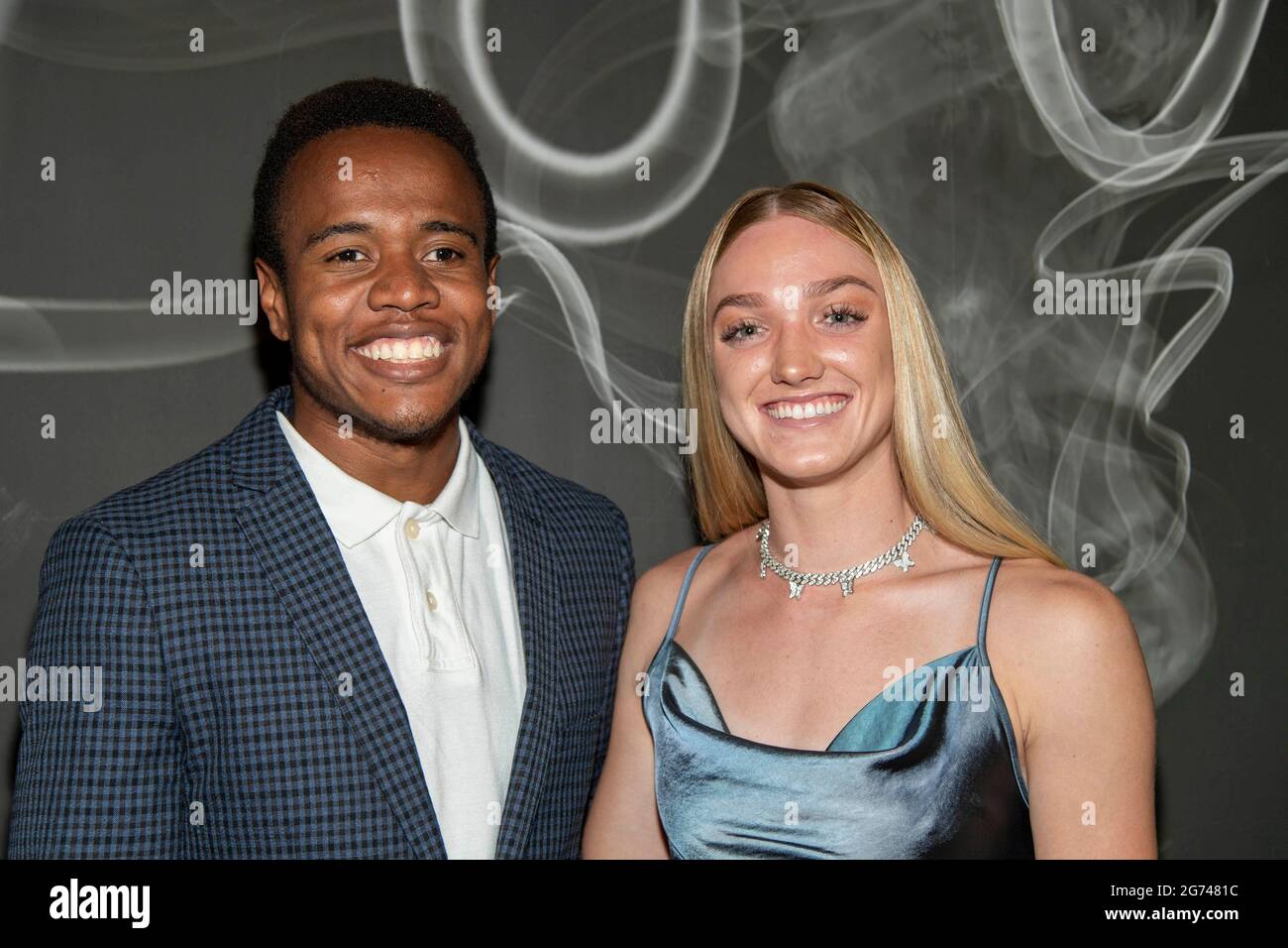 Los Angeles, USA. 10th July, 2021. Isaiah Jewett, Shea Anderson attend ...