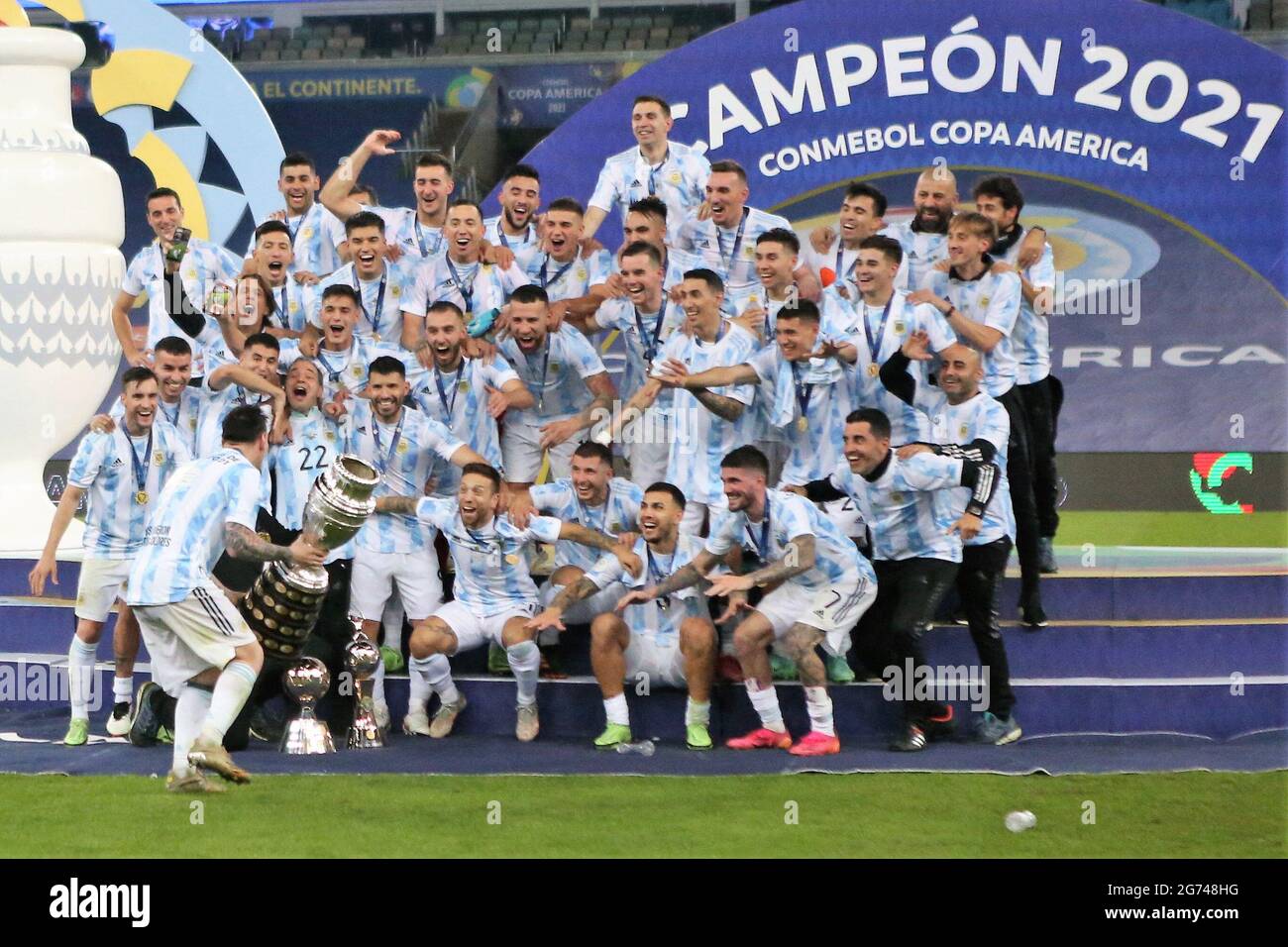 Copa america 2021 final argentina hi-res stock photography and images ...