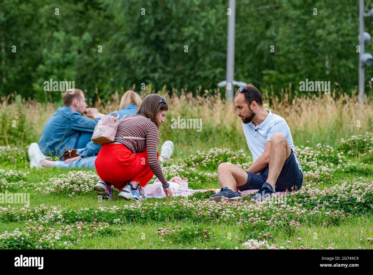 Moscow and Muscovites, Russia Stock Photo - Alamy