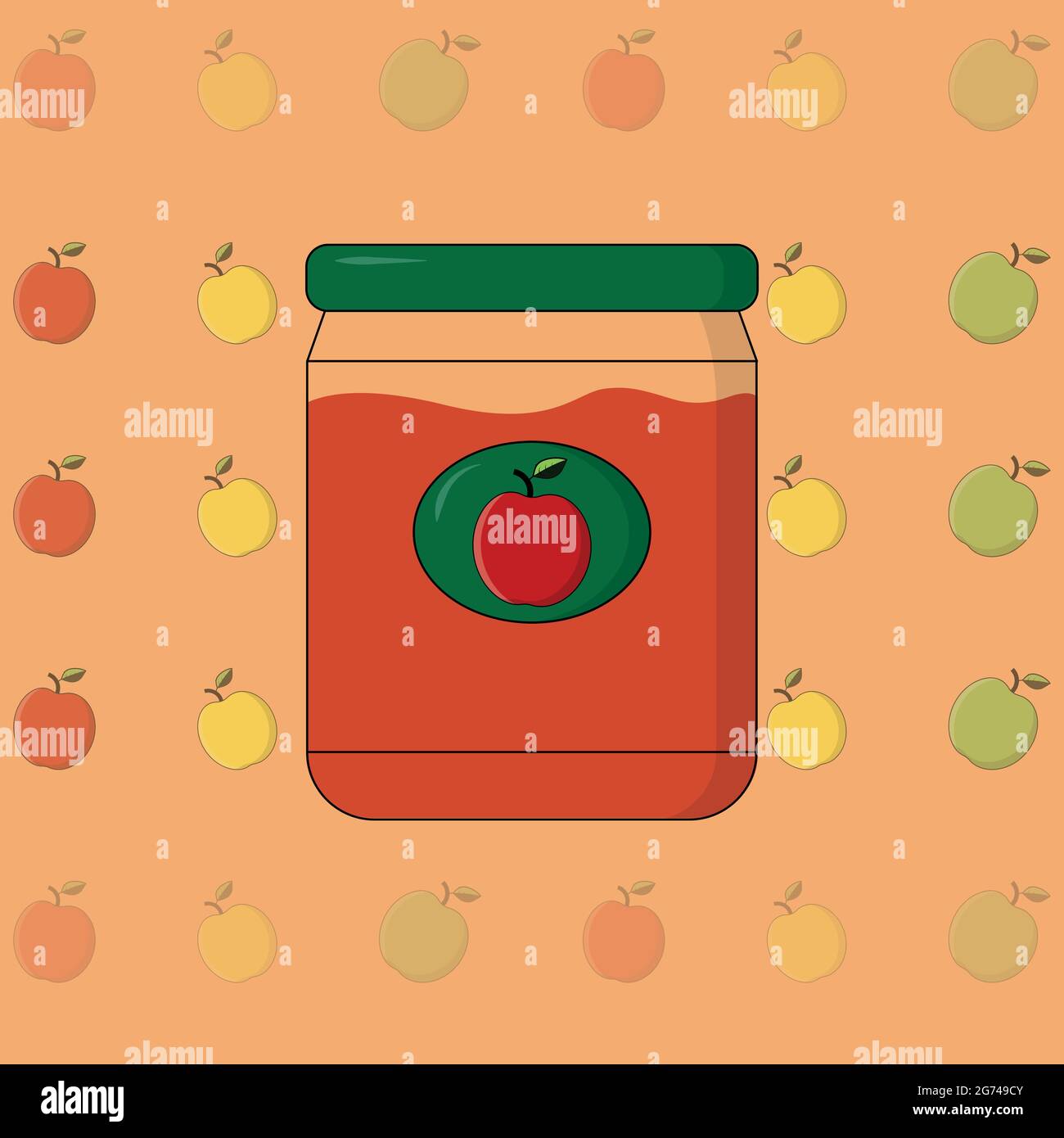 Vintage fig jelly Stock Vector Images - Alamy