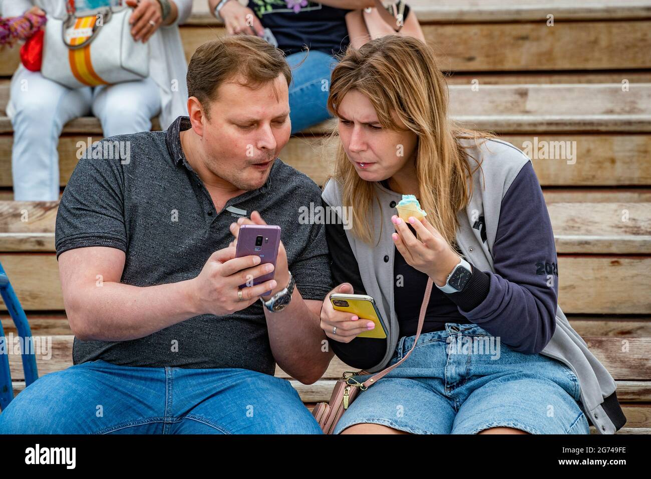 Moscow and Muscovites, Russia Stock Photo - Alamy