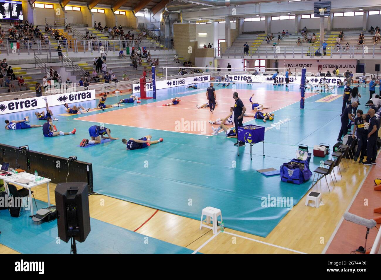 warm up Italy during Friendly match 2021 - Italy vs Argentina, Italian ...