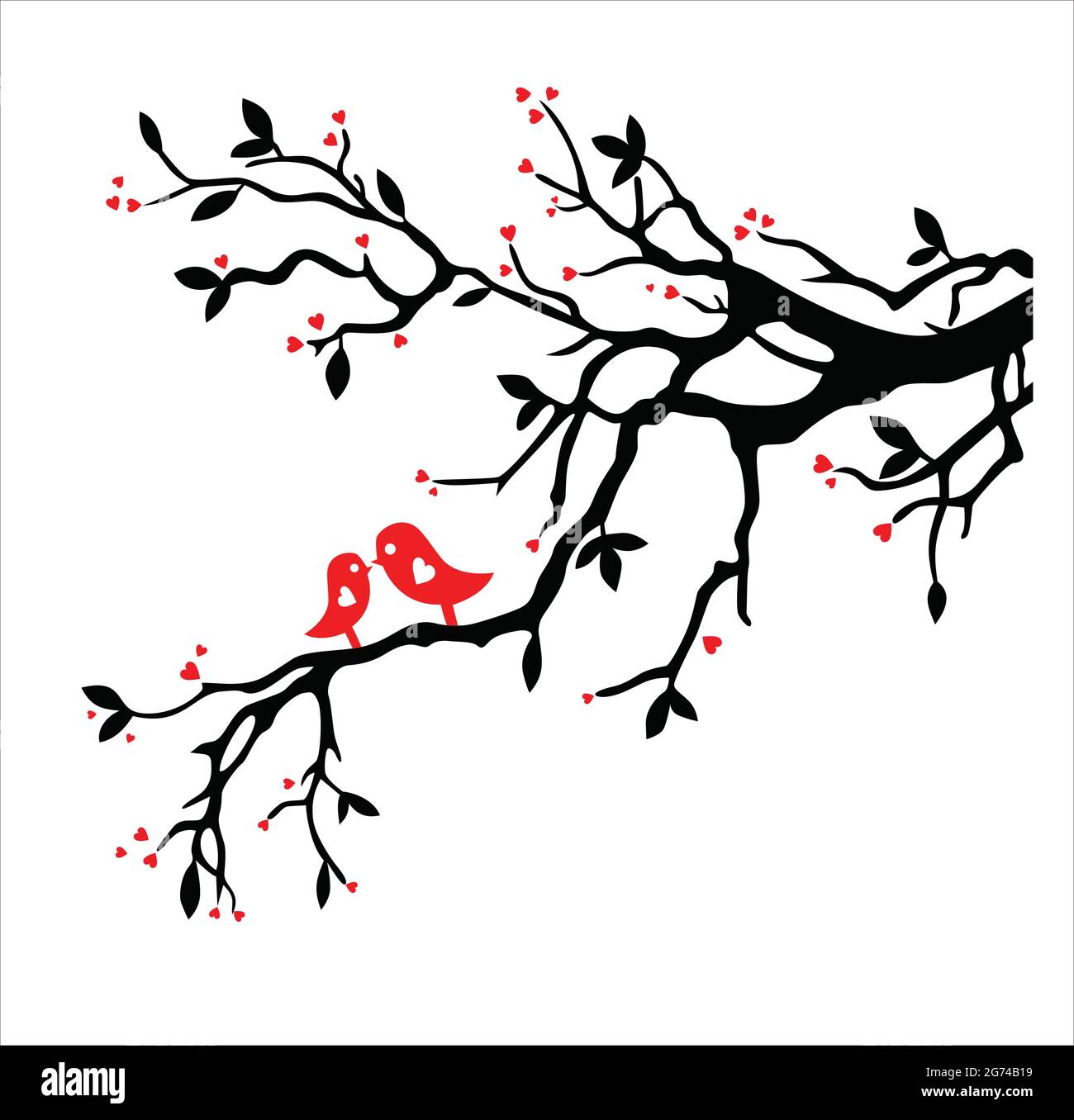 tree branch vector ilustration design template Stock Vector Image & Art ...