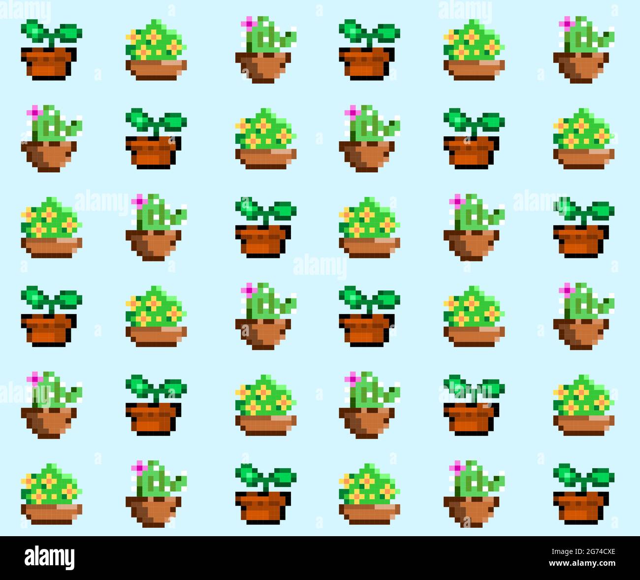 Pixel plants hi-res stock photography and images - Alamy
