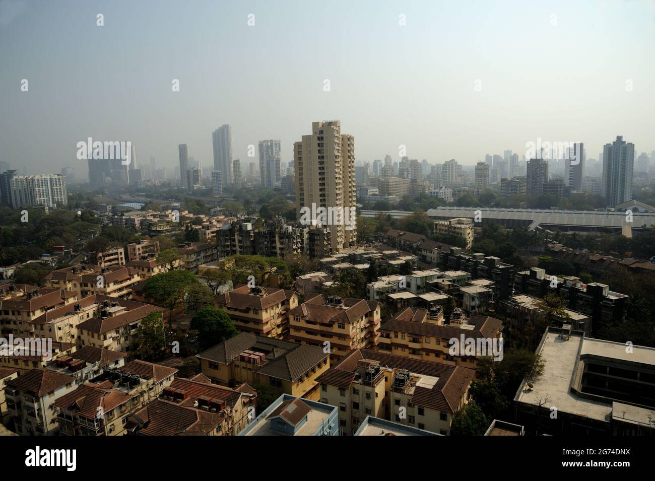 Mumbai; Maharashtra; India- Asia; Feb, 2015 : View of The Skyscrapers ...