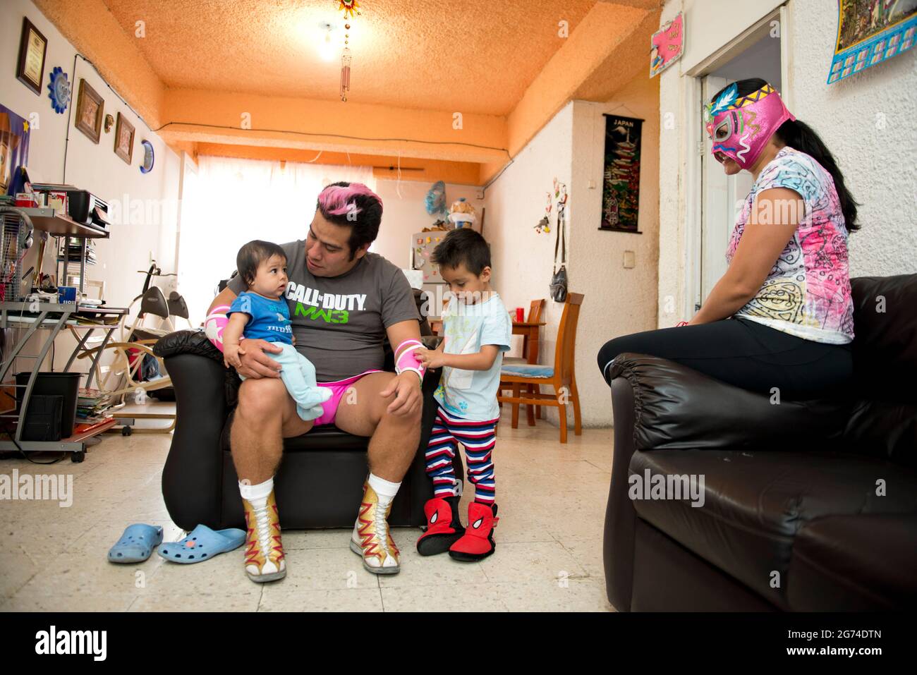 Maximo a Lucha Libre wrestler is an "Exotico" meaning he fights as a ...