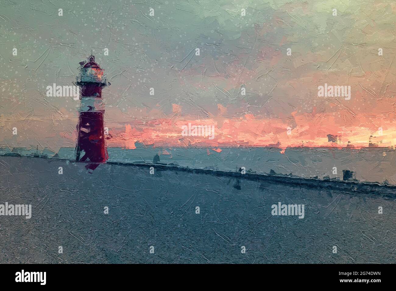 Lighthouse on the North Sea in the Netherlands (Westkapelle ...