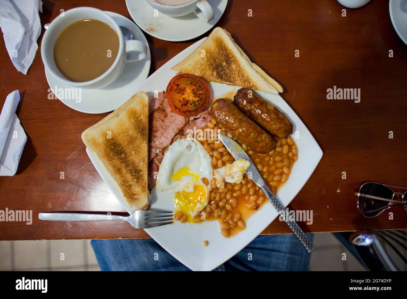 English breakfast. London, Great Britain, United Kingdom Stock Photo ...