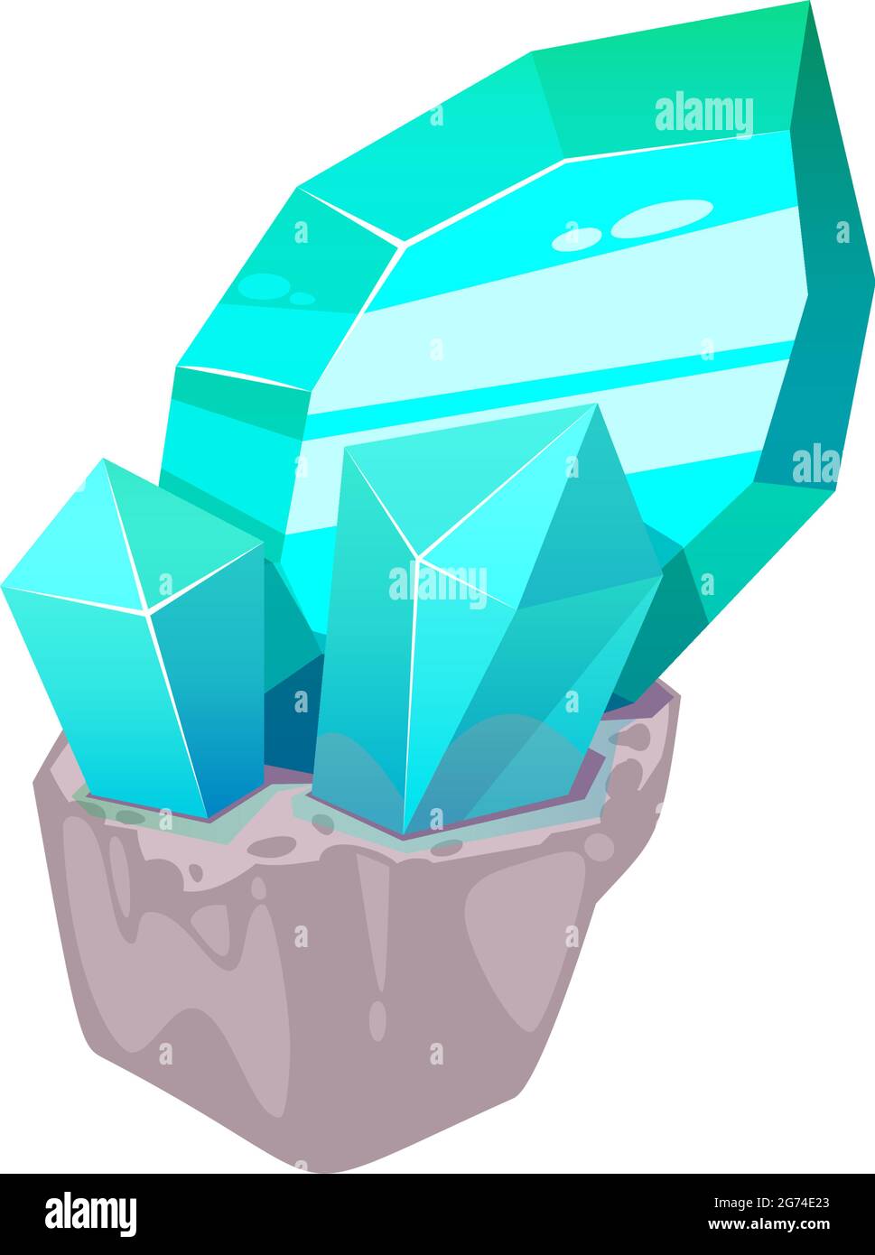 Blue turquoise stone Stock Vector Images - Alamy