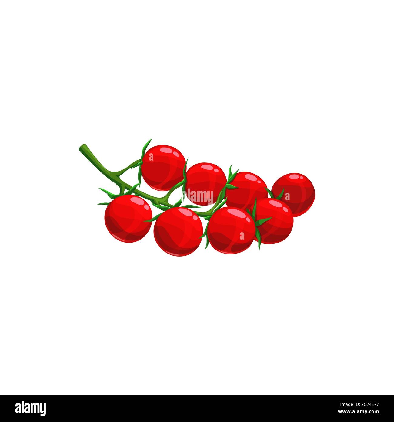 Small round tomatoes Stock Vector Images - Alamy