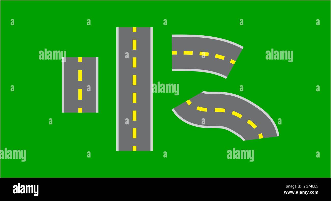 Middle of the traffic Stock Vector Images - Alamy