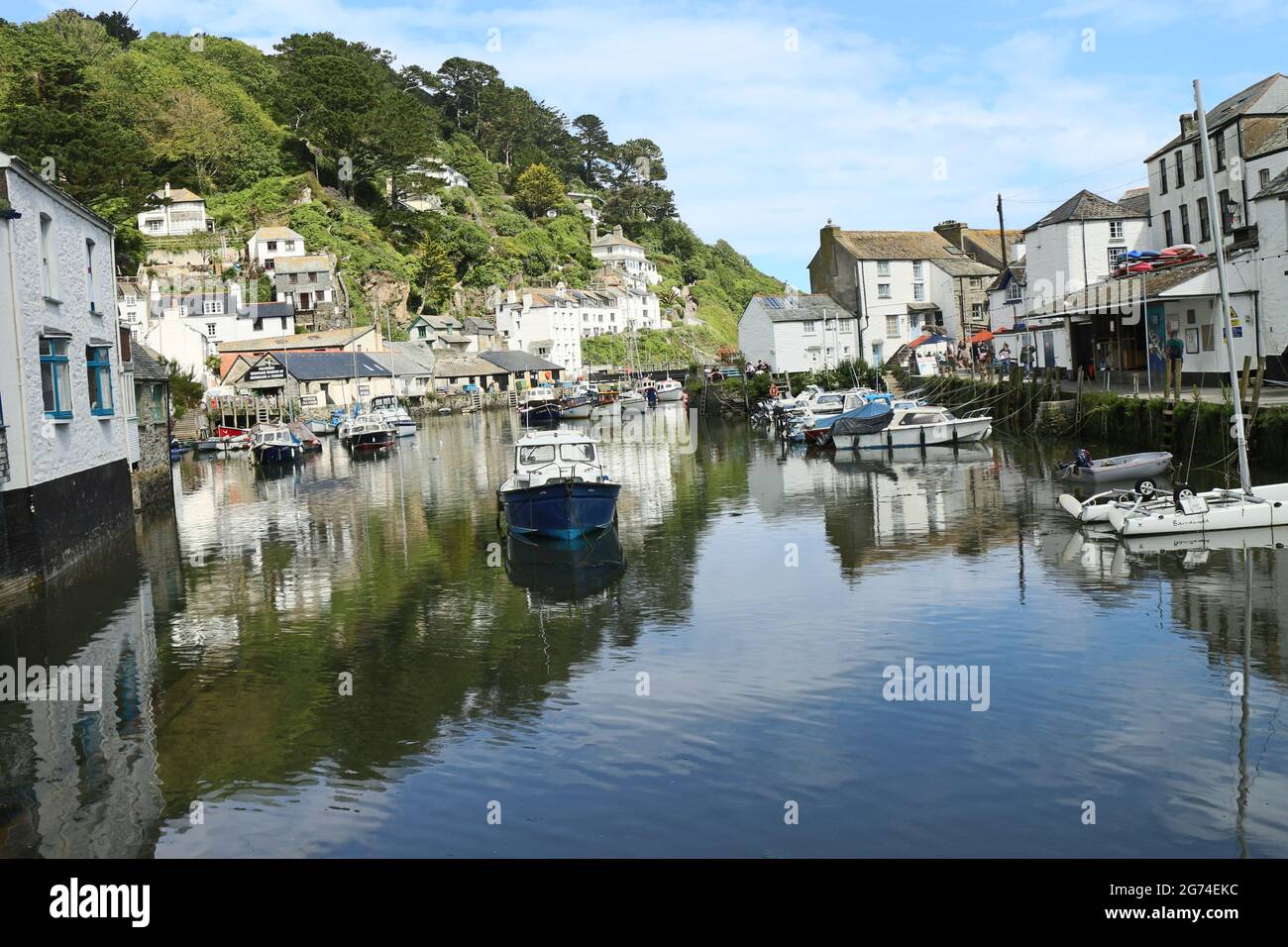 Fishing village of Polperro in Cornwall, UK Stock Photo - Alamy