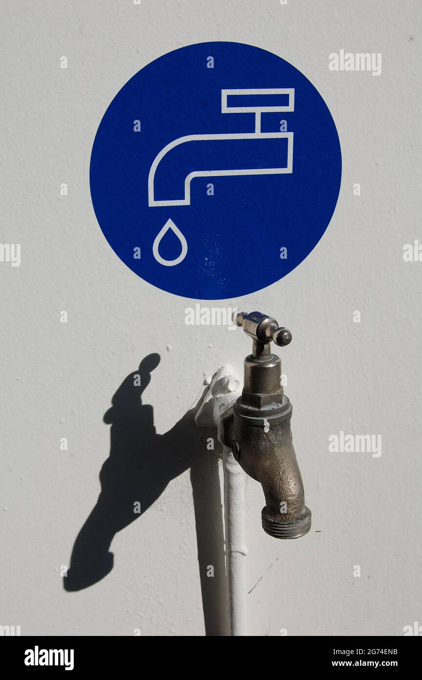 tap in service station Stock Photo - Alamy