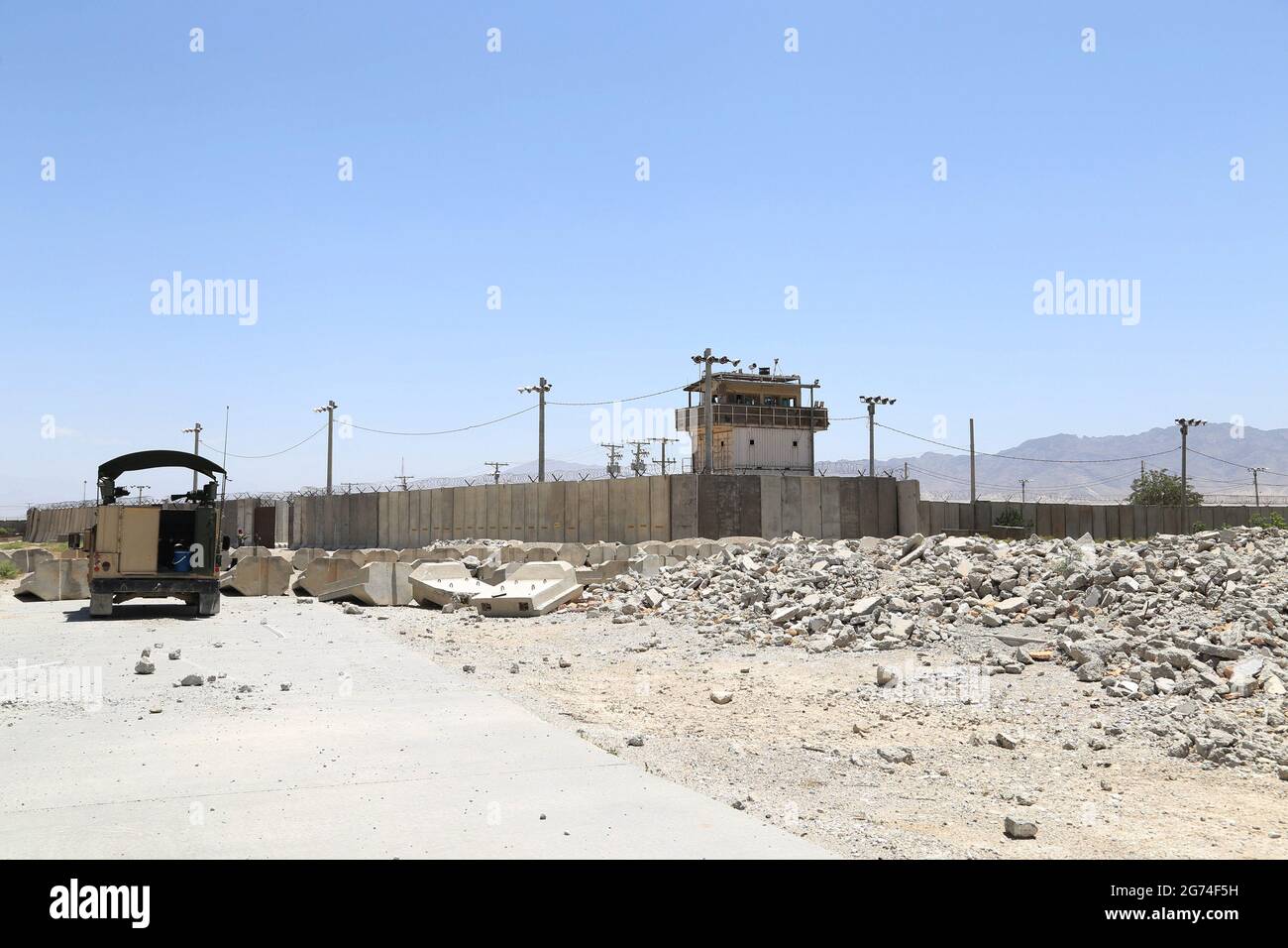 (210711) -- BAGRAM, July 11, 2021 (Xinhua) -- Photo taken on July 2 ...