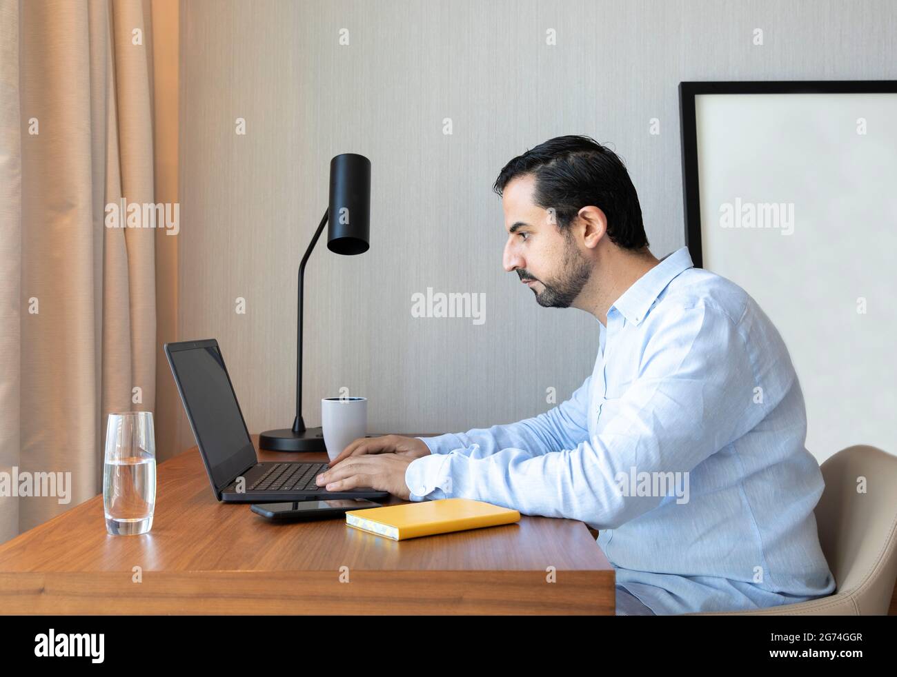 Middle aged man working from home hi-res stock photography and images ...