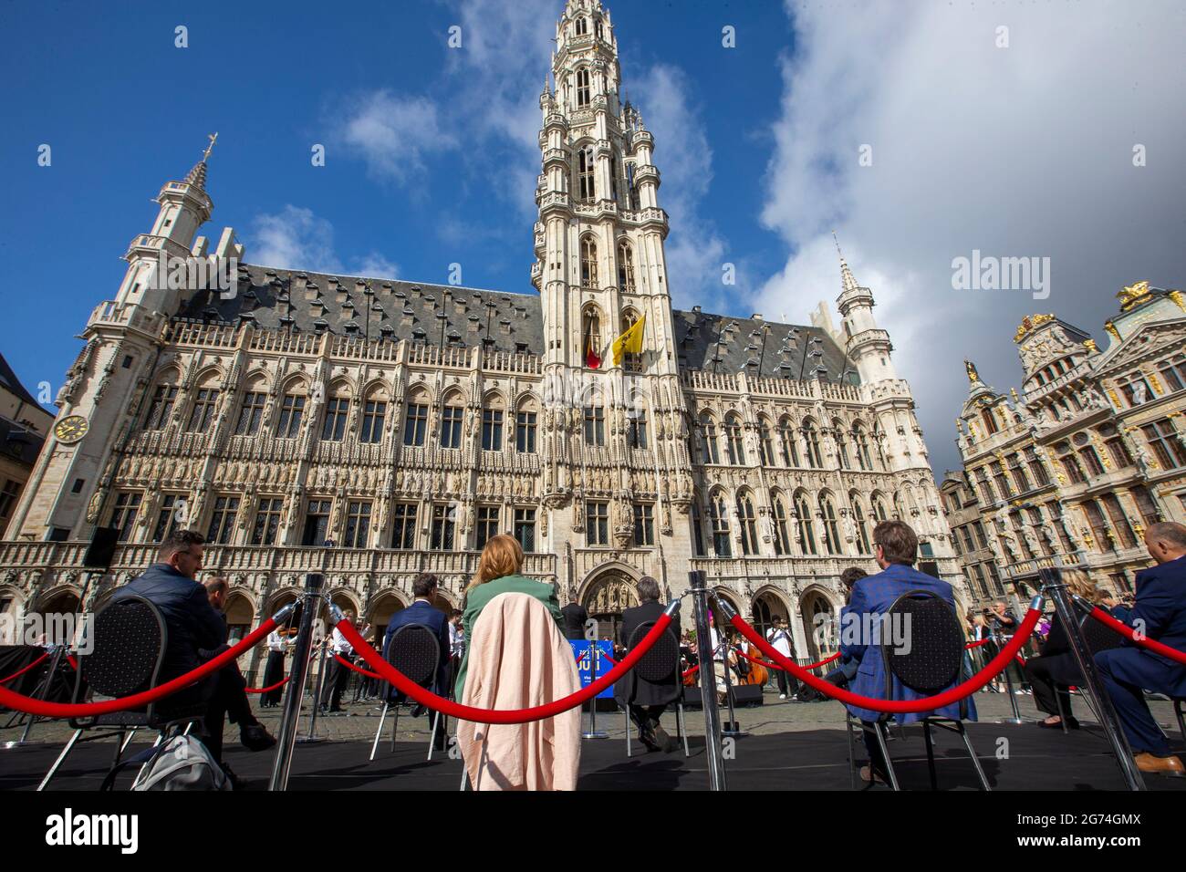 Illustration picture shows a reception at the Brussels' City Hall, part ...