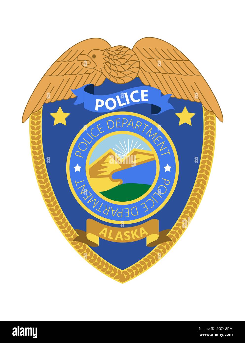 Vintage police chief Stock Vector Images - Alamy