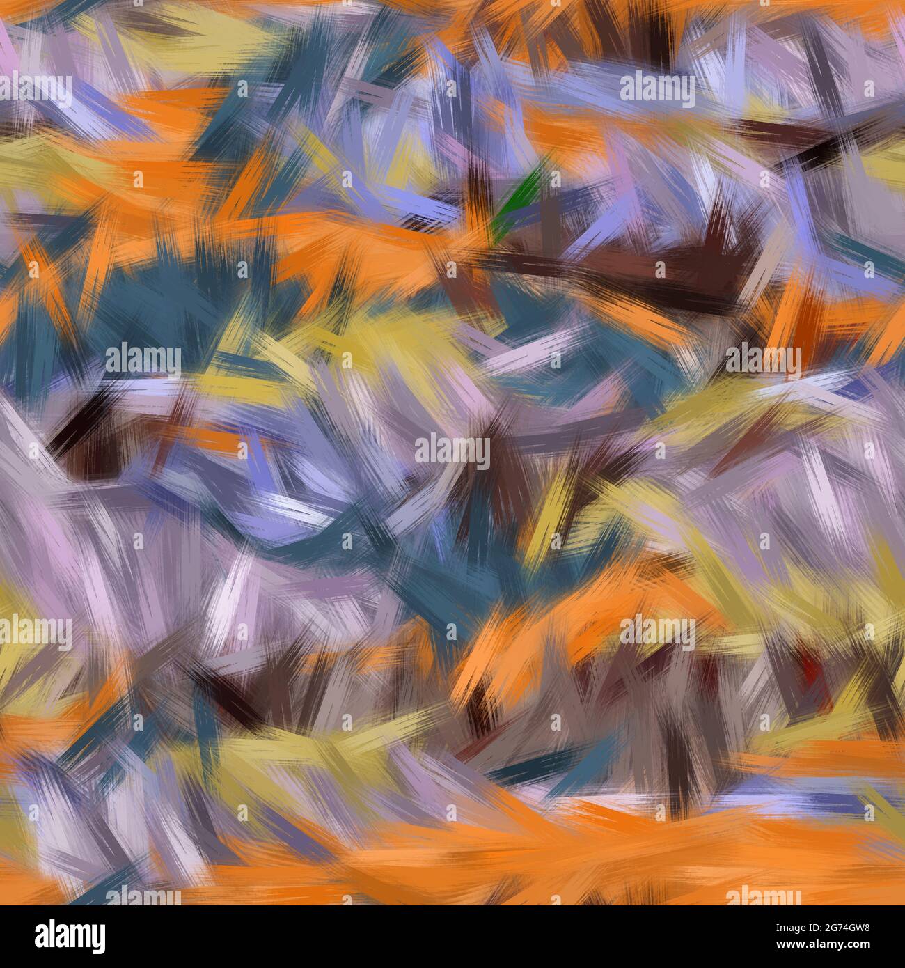 Seamless faux digital paint stroke pattern print Stock Photo - Alamy