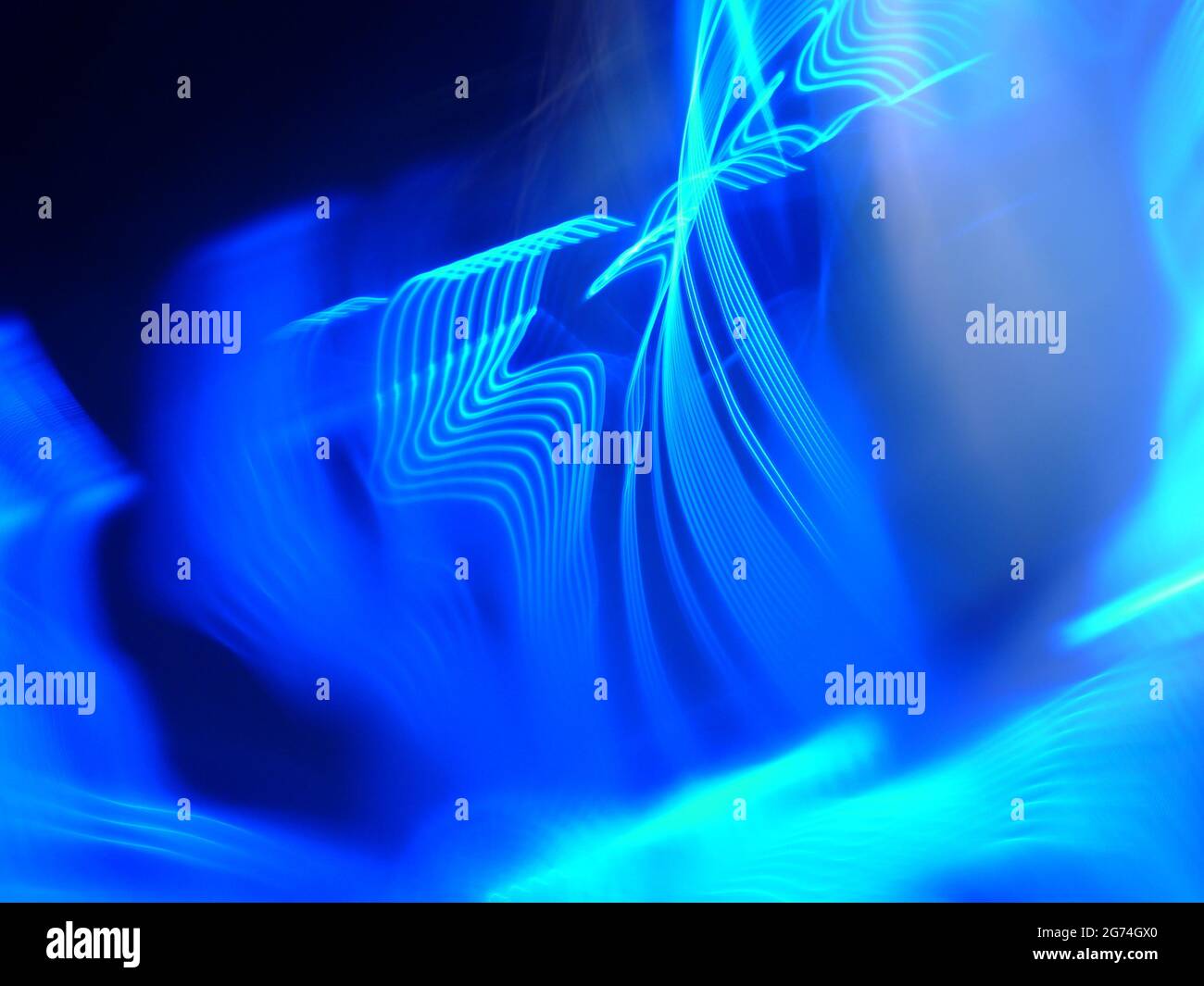 A gradual rhythmic light trajectory Stock Photo - Alamy