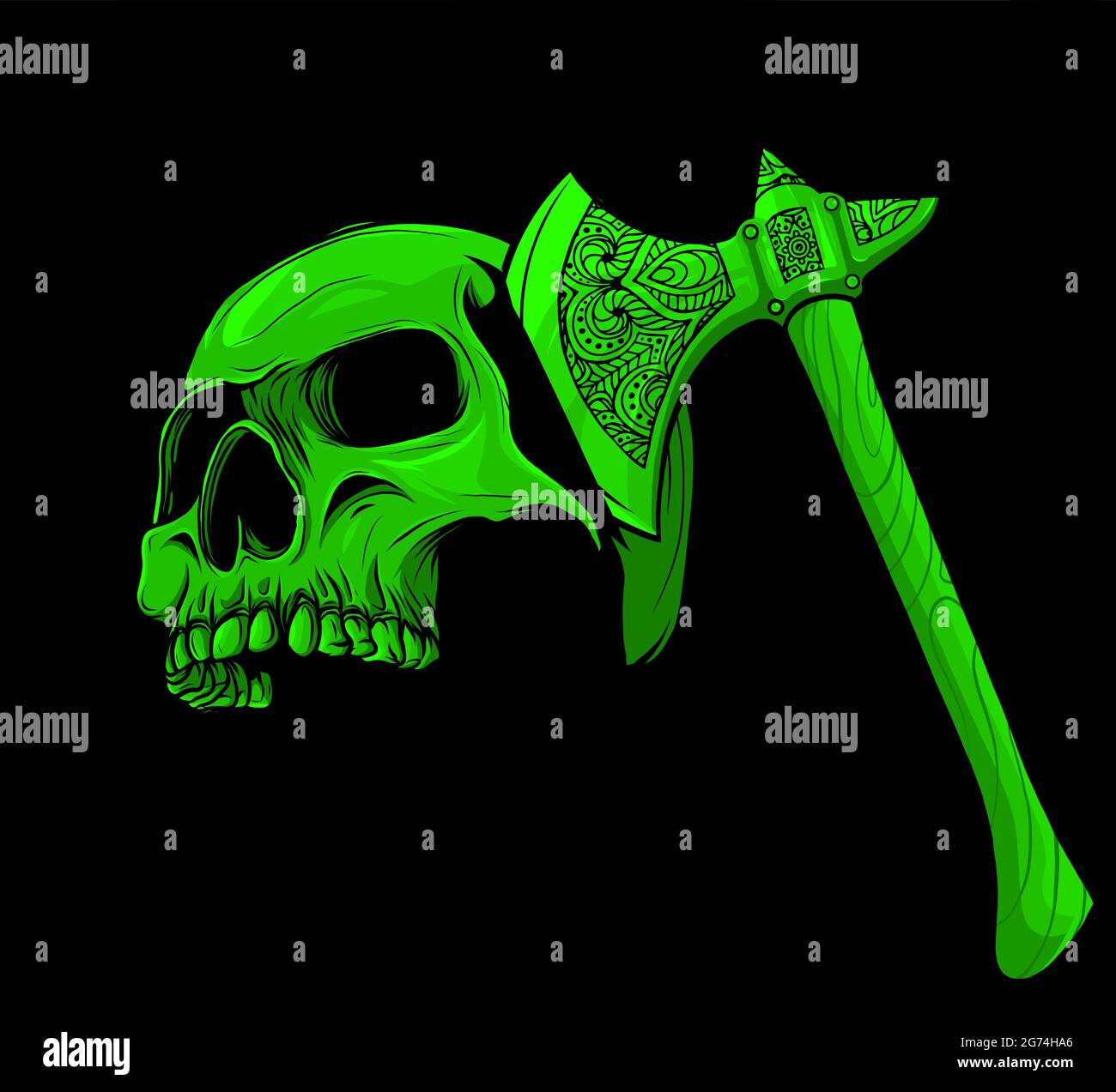 Ax head Stock Vector Images - Alamy