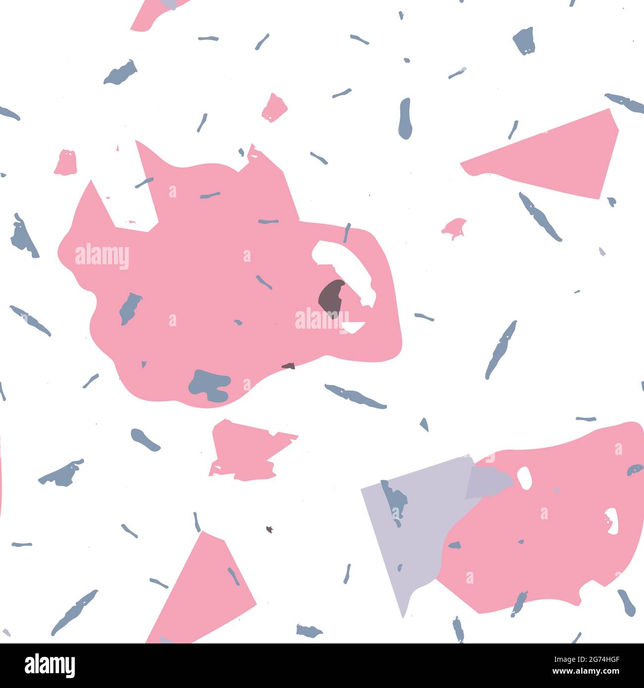 Terrazzo seamless pattern. Pink venetian flooring texture. Terrazzo ...