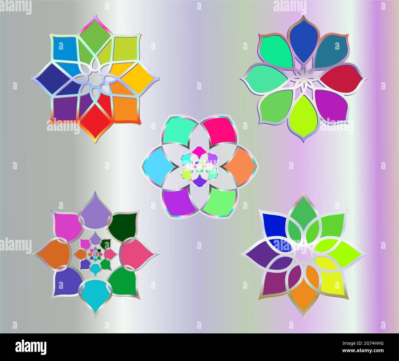 Arabic floral Stock Vector Images - Alamy