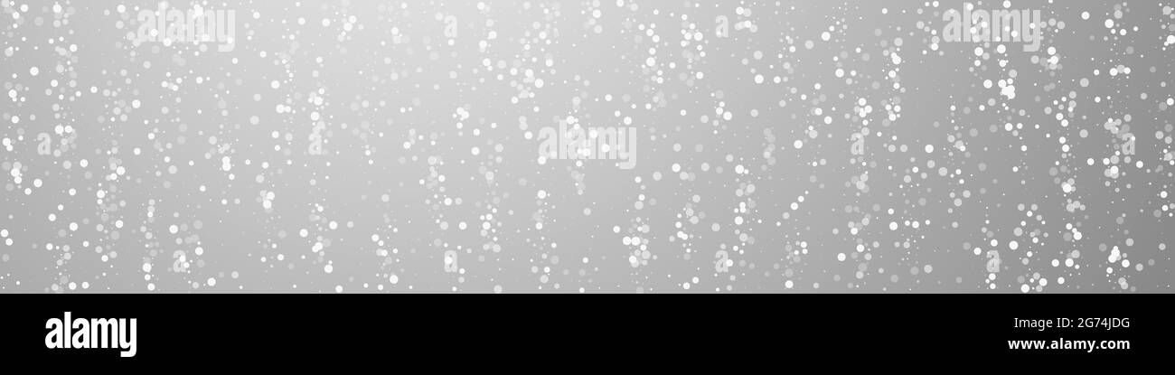 Random white dots Christmas background. Subtle flying snow flakes and ...