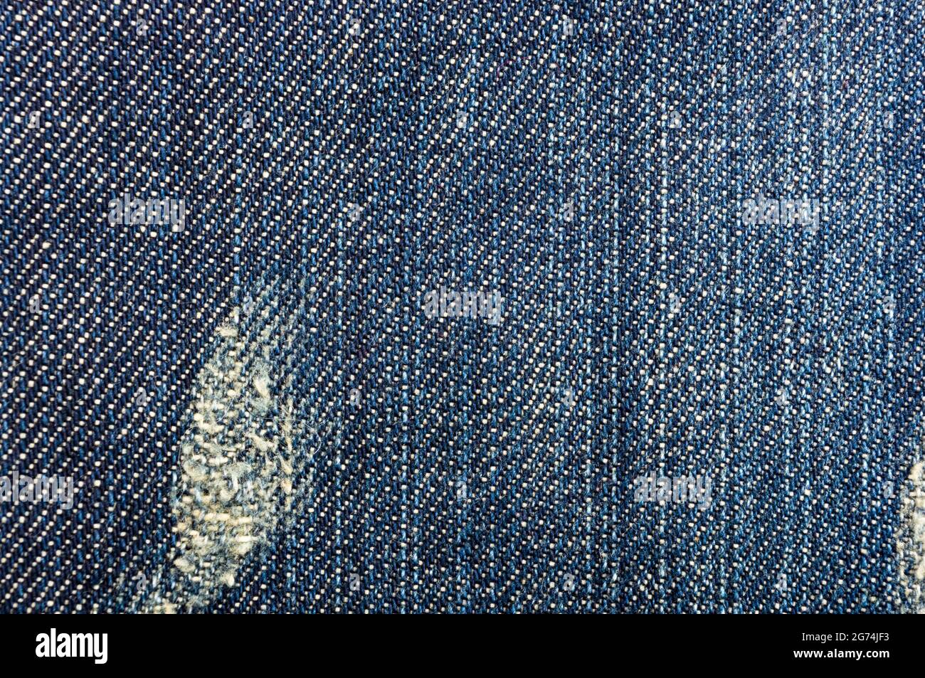 clothing items blue washed faded jeans cotton fabric texture with seams ...