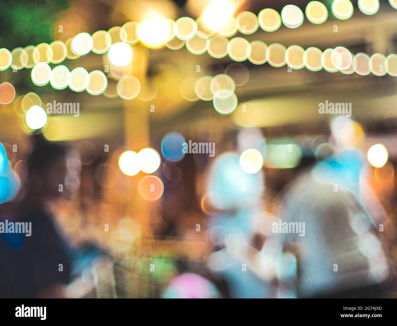 Bokeh city lights background. Bokeh of cityscape skyline during evening ...