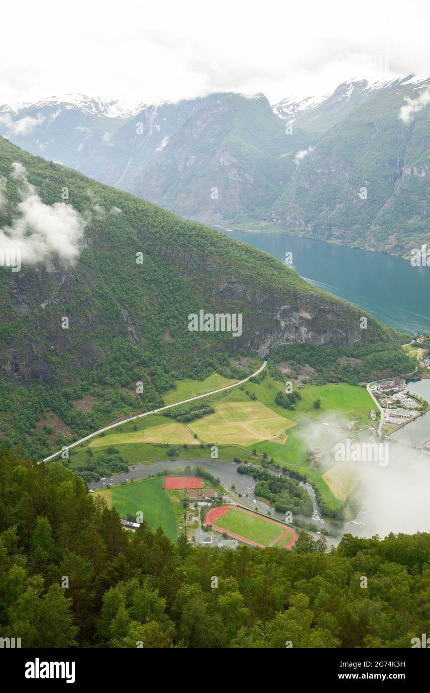panoramic views of the Norwegian fjords Stock Photo - Alamy