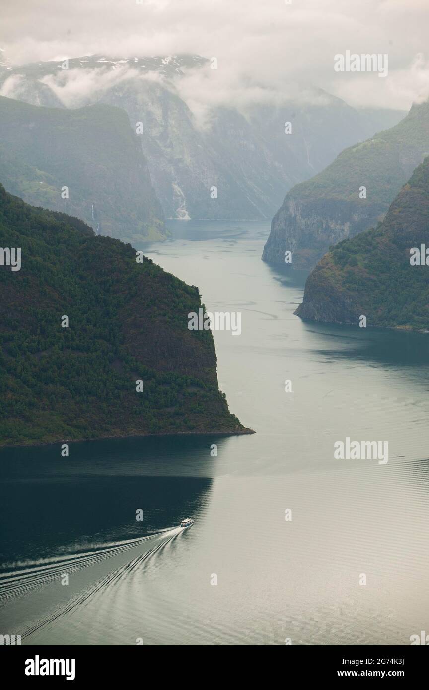panoramic views of the Norwegian fjords Stock Photo - Alamy