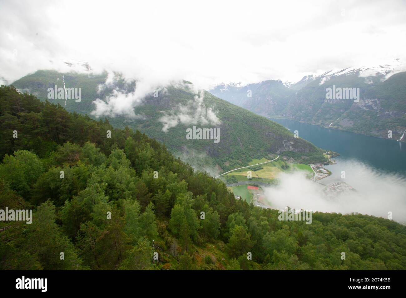panoramic views of the Norwegian fjords Stock Photo - Alamy