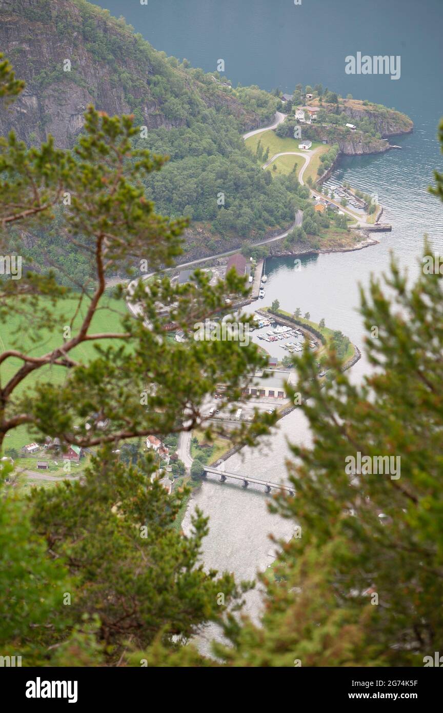 panoramic views of the Norwegian fjords Stock Photo - Alamy