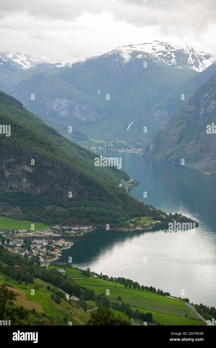 panoramic views of the Norwegian fjords Stock Photo - Alamy