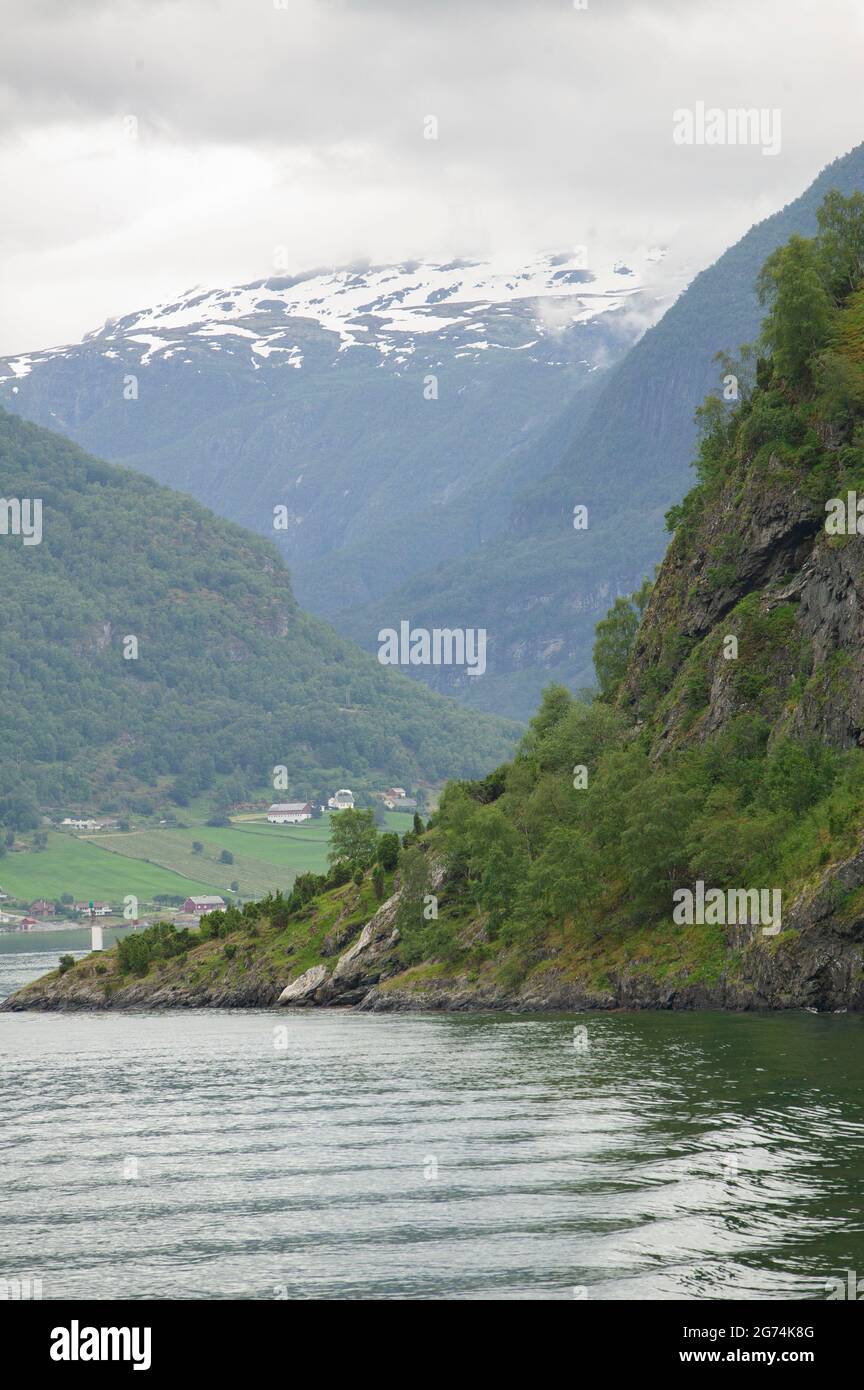 panoramic views of the Norwegian fjords Stock Photo - Alamy