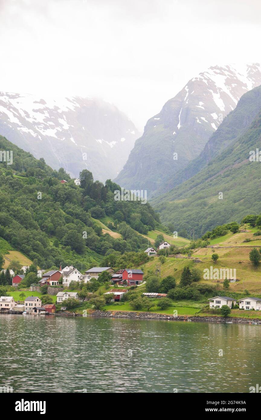 panoramic views of the Norwegian fjords Stock Photo - Alamy